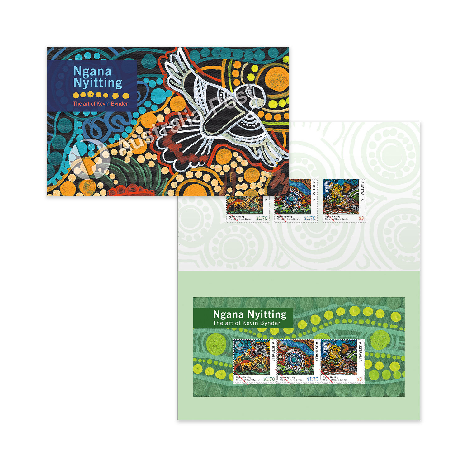 Ngana Nyitting – The Art of Kevin Bynder Stamp Pack - Ngana Nyitting ...
