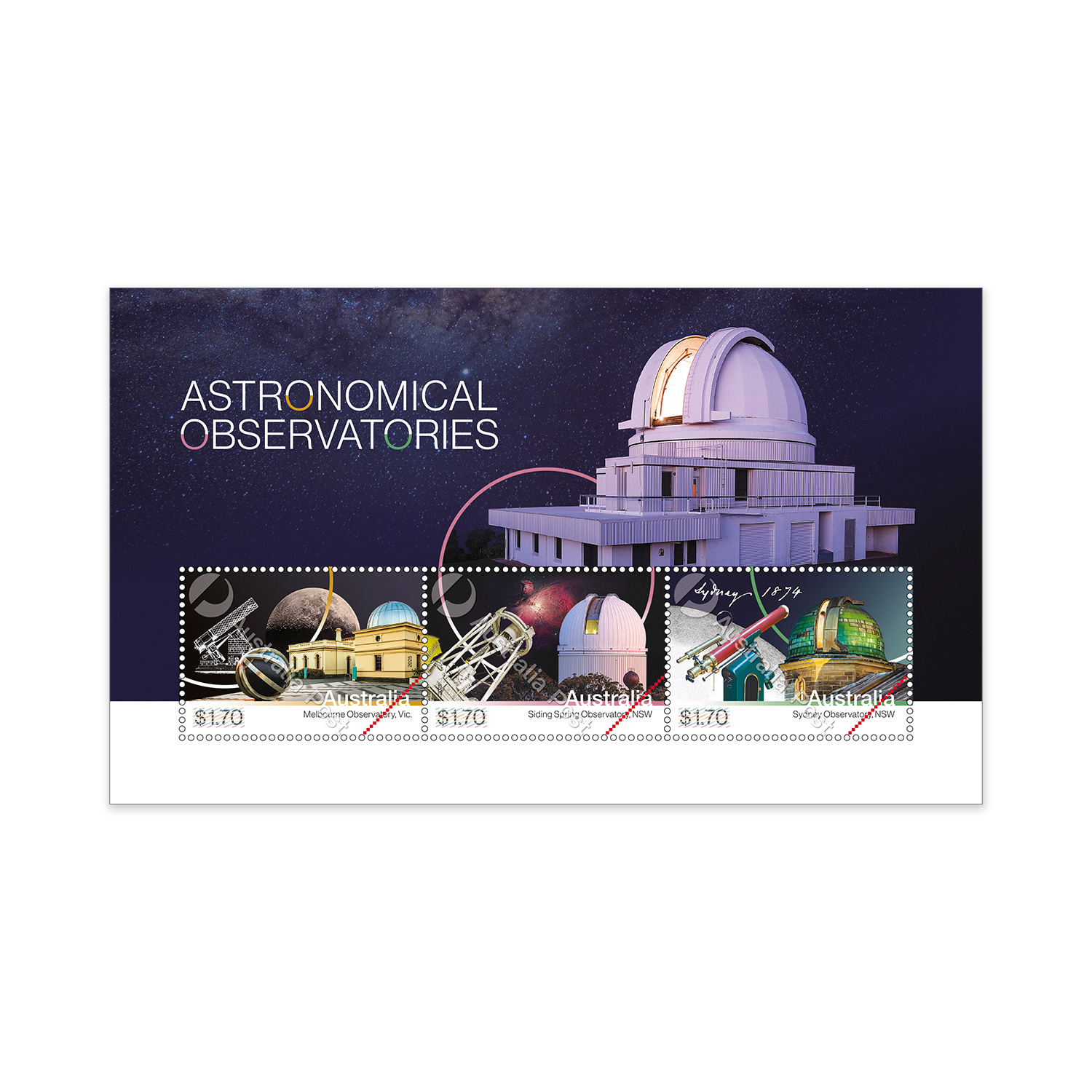 Astronomical Observatories Minisheet - Astronomical Observatories
