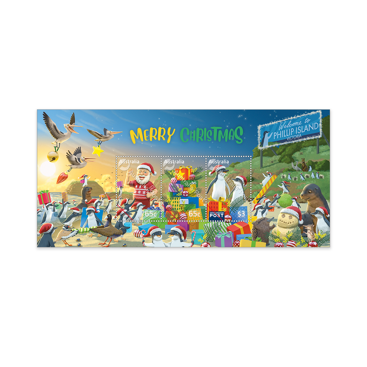 2025 Christmas-Secular Minisheet - Christmas 2025