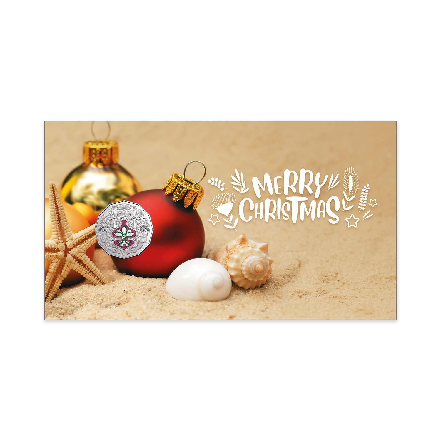 2025 Christmas-Secular Christmas Festive Floral Postal Numismatic Cover ...