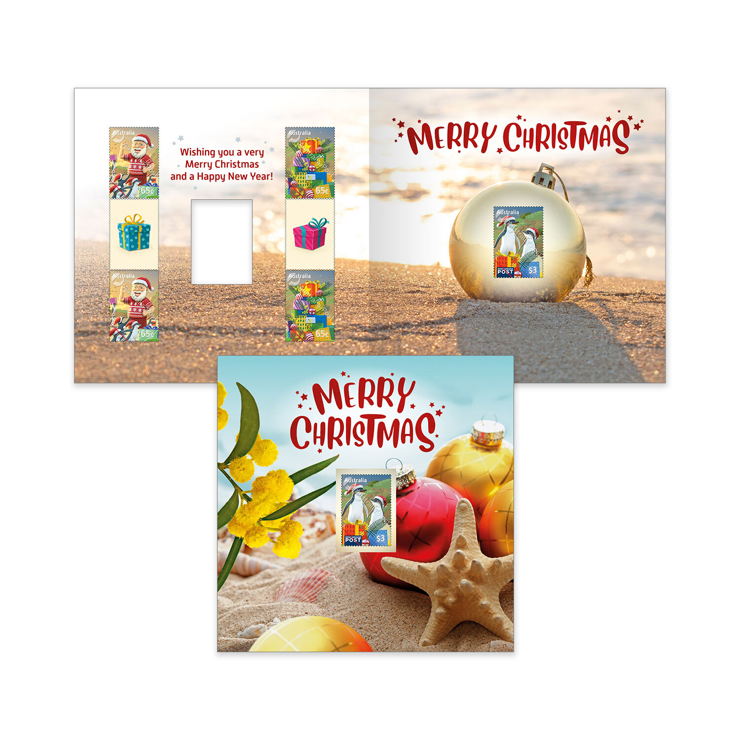 2025 Christmas-Secular Stamp Greeting Card - Christmas 2025