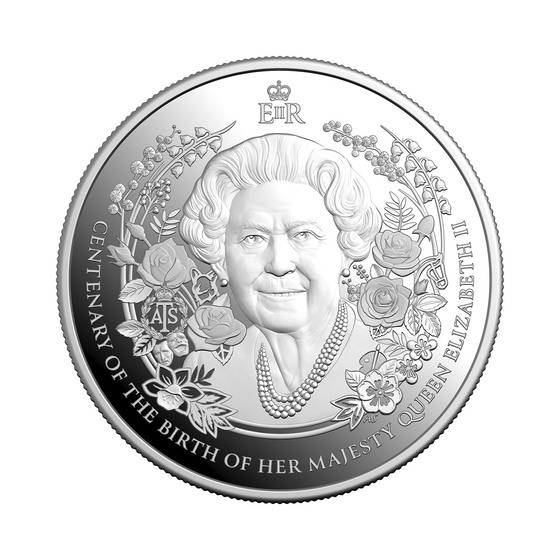 2026 $5 1oz Fine Silver Proof Coin – HM Queen Elizabeth II Centenary of ...