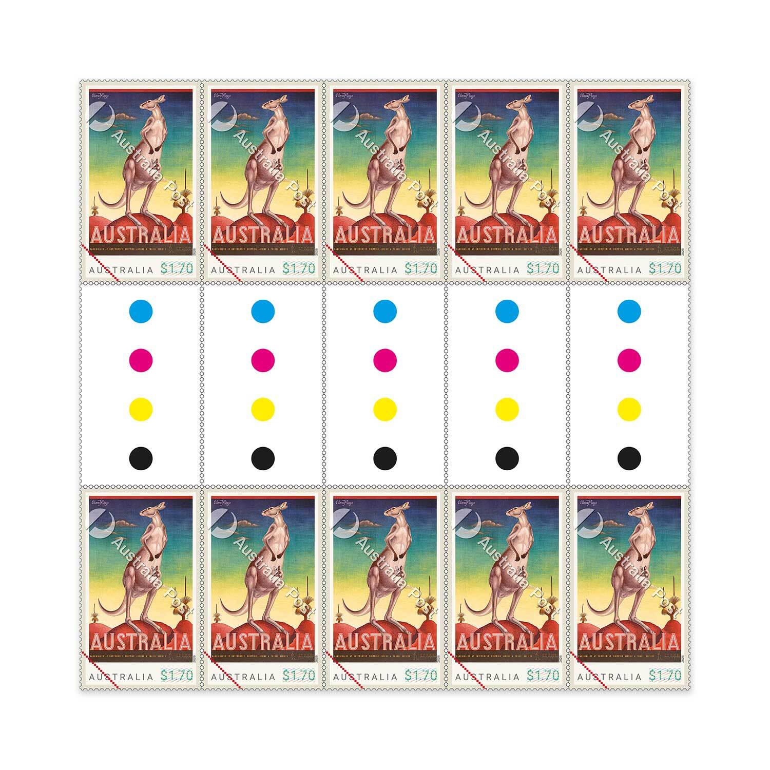 The Art of Eileen Mayo Gutter 10 x $1.70 — Kangaroo with Joey - View all