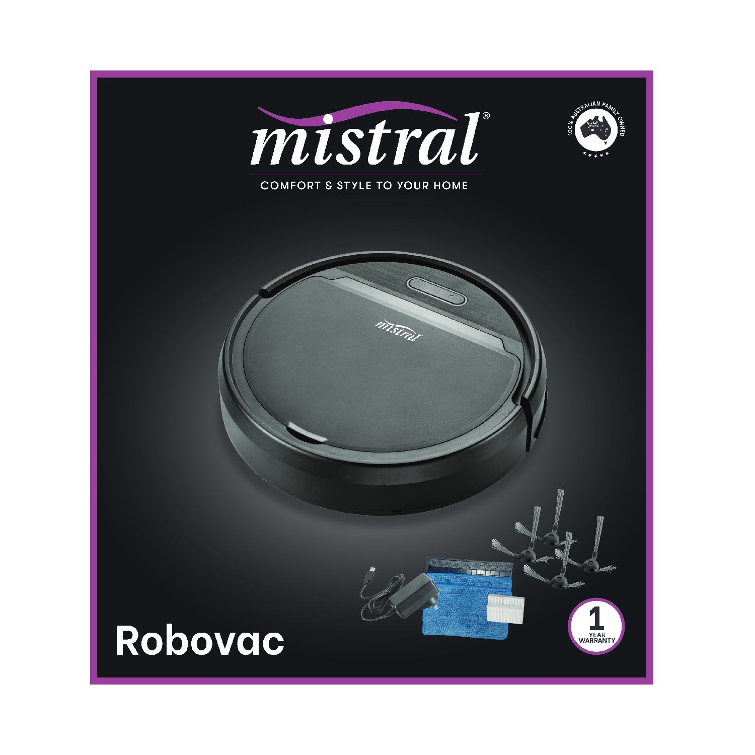 Mistral Robovac – Black - Black Friday