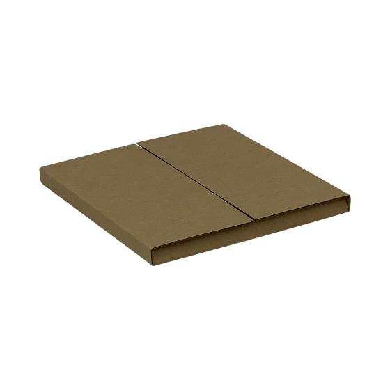 7" LP Mailer (190 x 190 x 12mm) Kraft – 10 Pack - Plain packaging