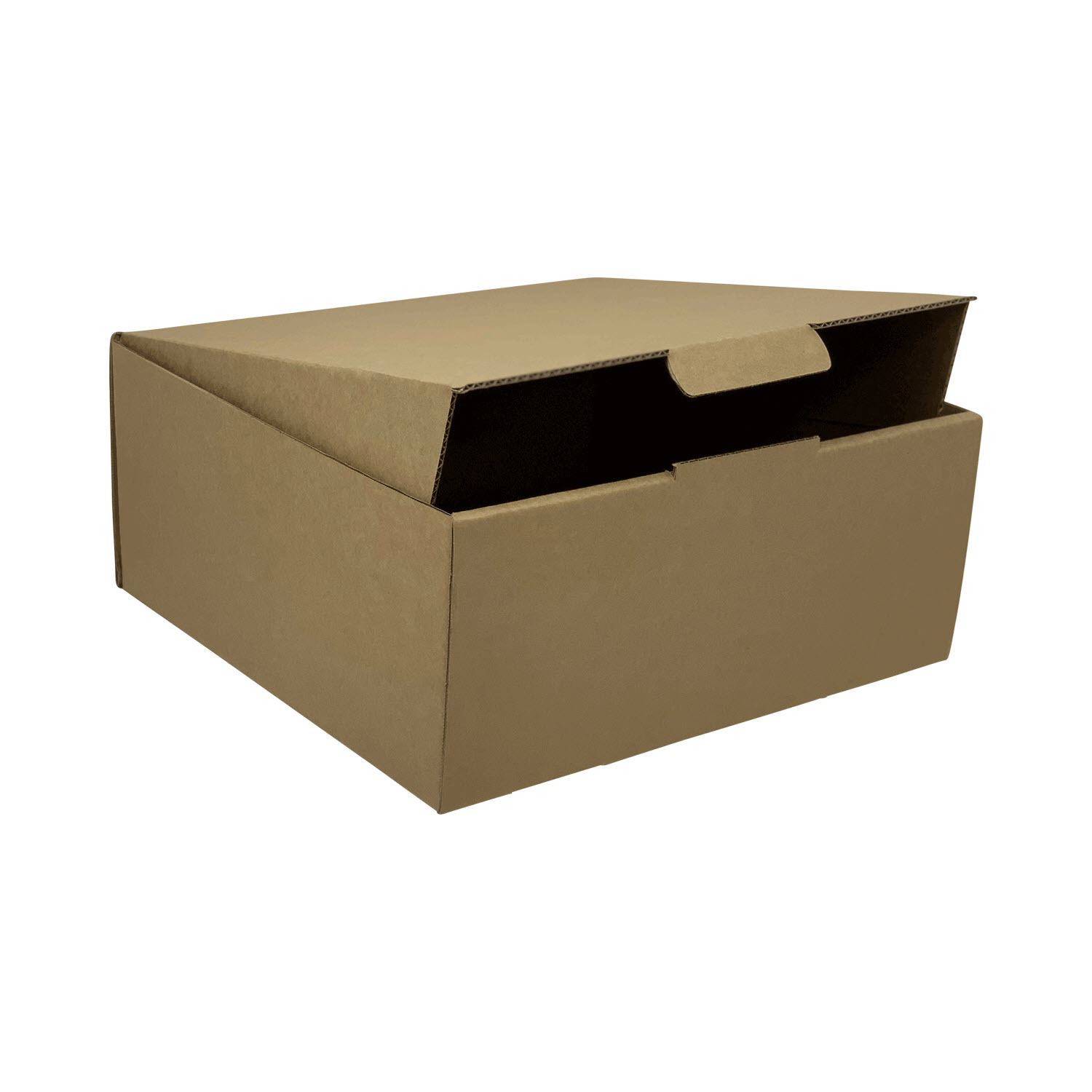 Hat Box (370 x 360 x 160mm) with insert Kraft – 10 Pack - Plain packaging