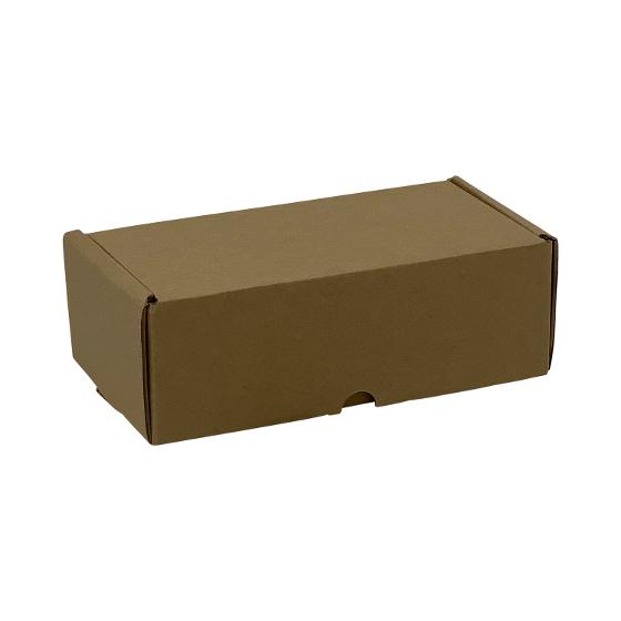 Lock-in Front Style Box (245 x 125 x 85mm) Kraft – 10 Pack - Plain ...
