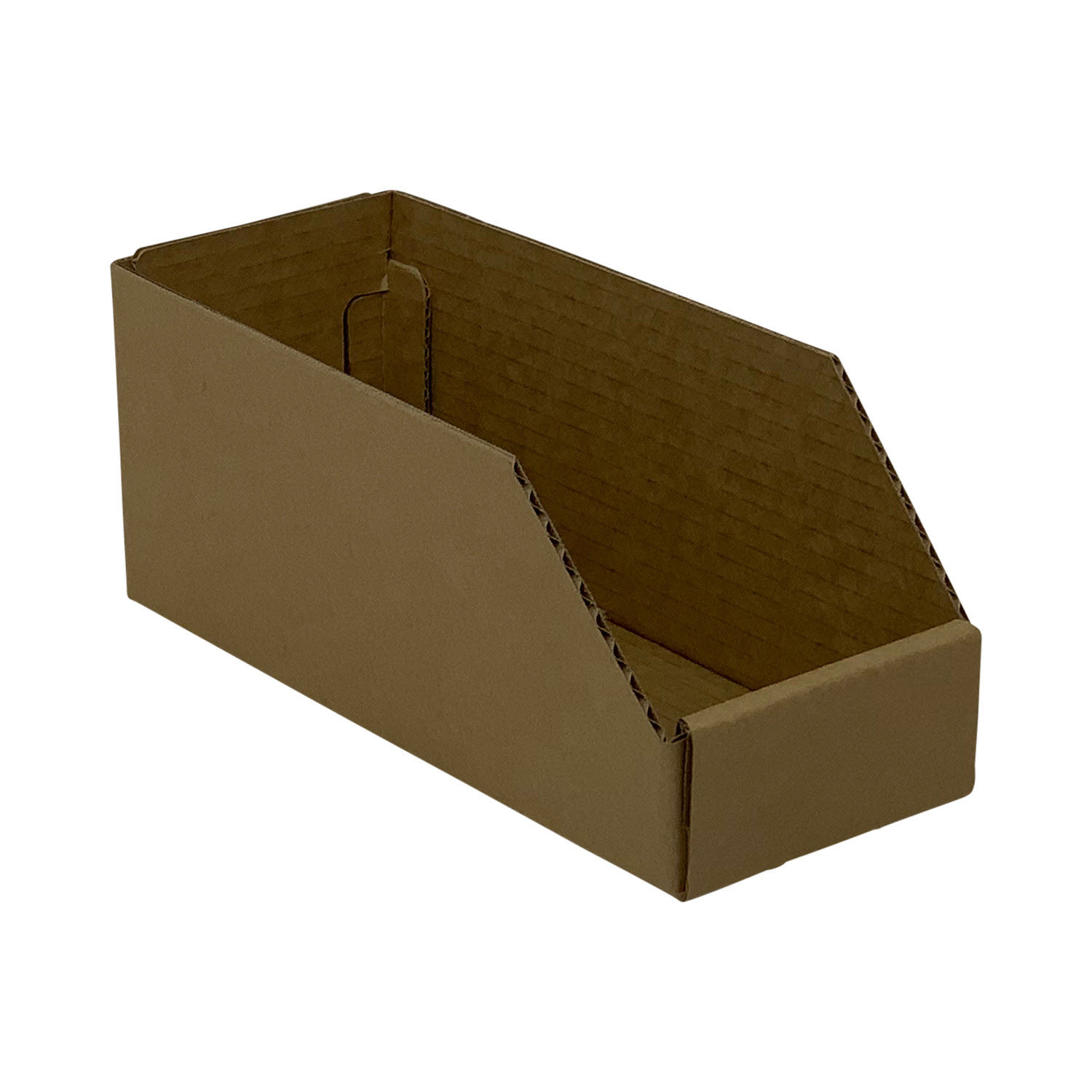 Narrow Shelf Box (250 x 100 x 105/50mm) Kraft – 10 Pack - Plain packaging
