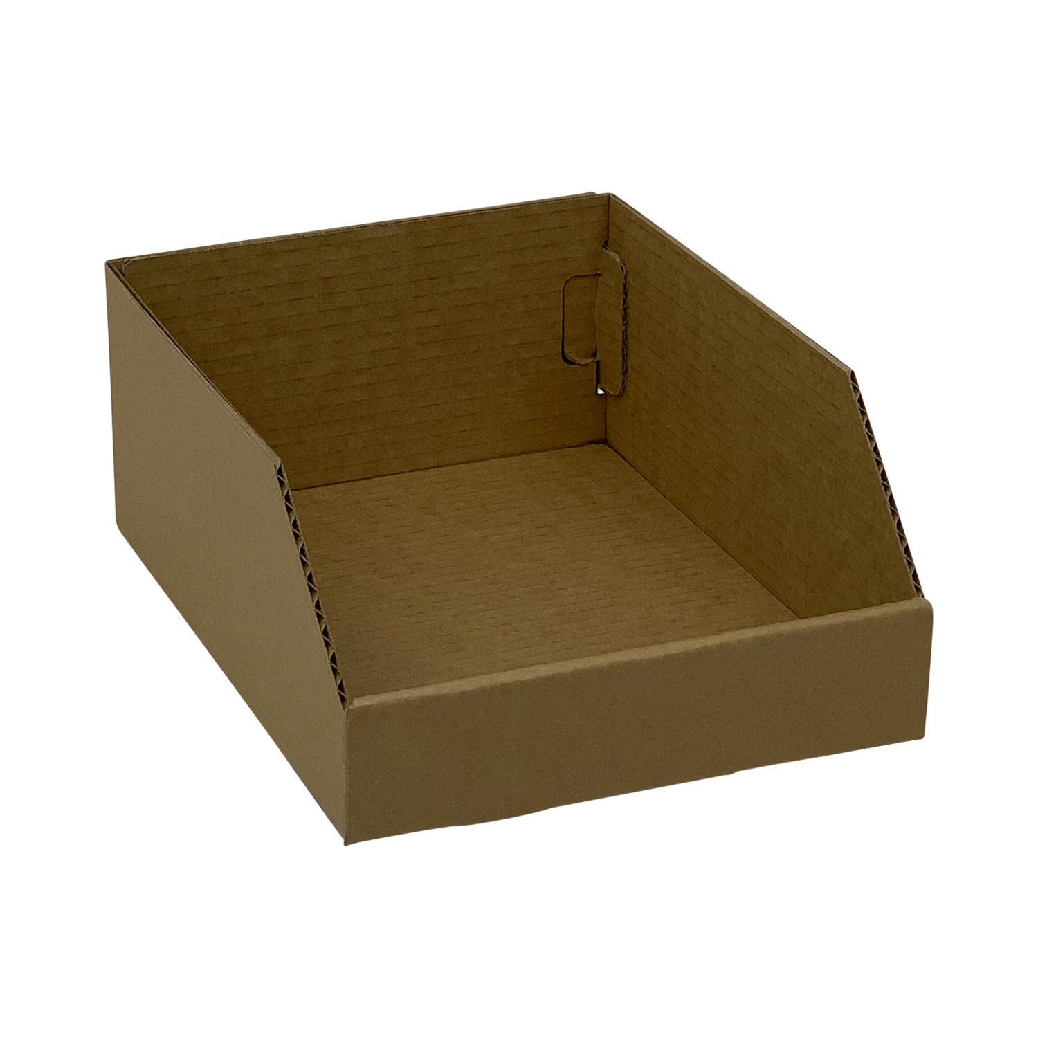 Wide Shelf Box (250 x 200 x 105/50mm) Kraft – 10 Pack - Plain Packaging
