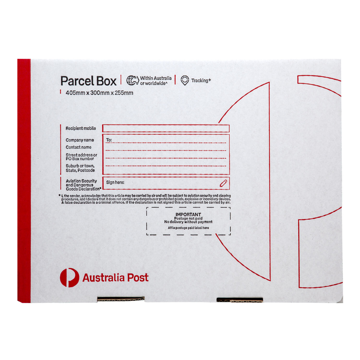 Parcel Box BX5 (405 x 300 x 255mm) – Single - Boxes, bags and other ...
