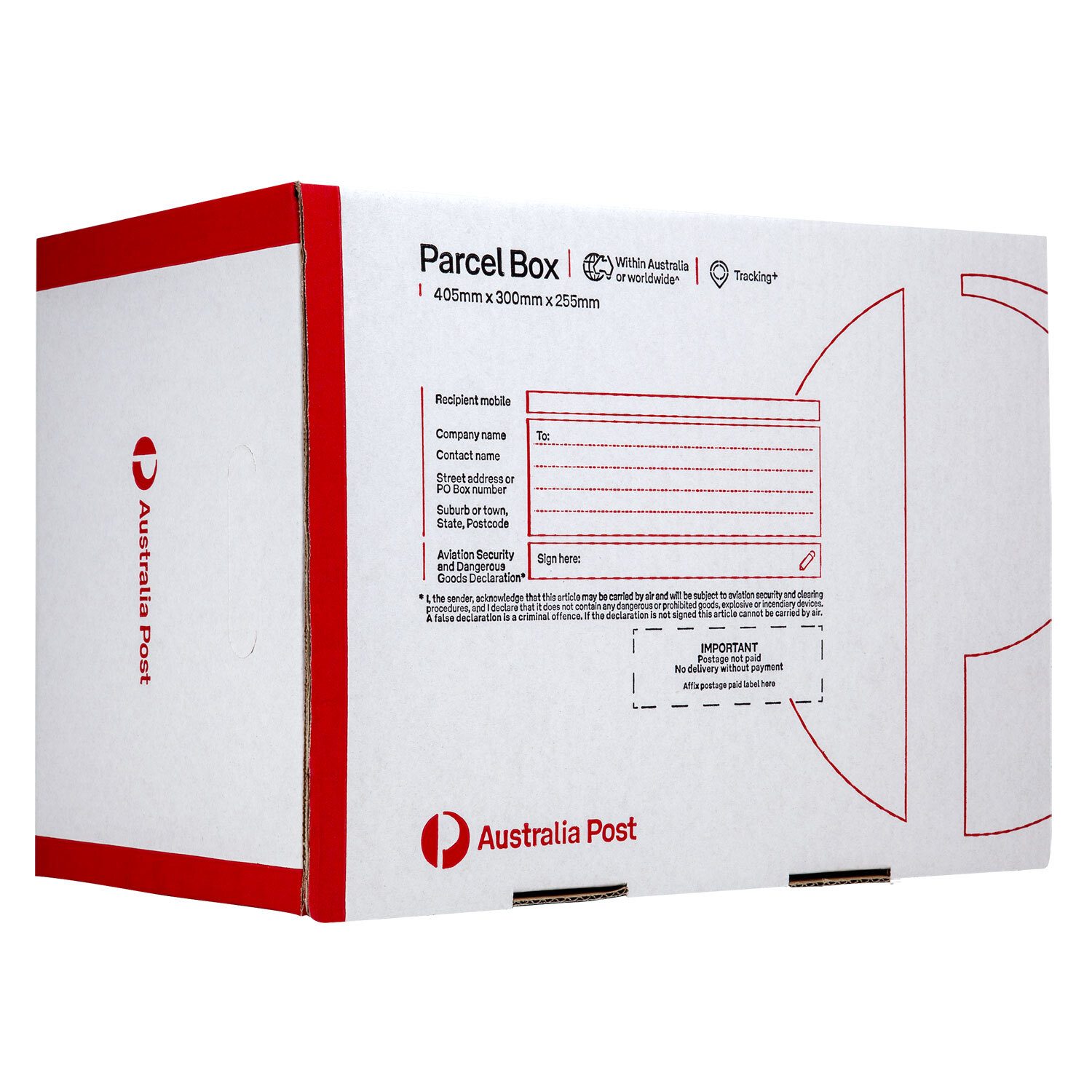 Parcel Box BX5 (405 x 300 x 255mm) – Single - Boxes, bags and other ...