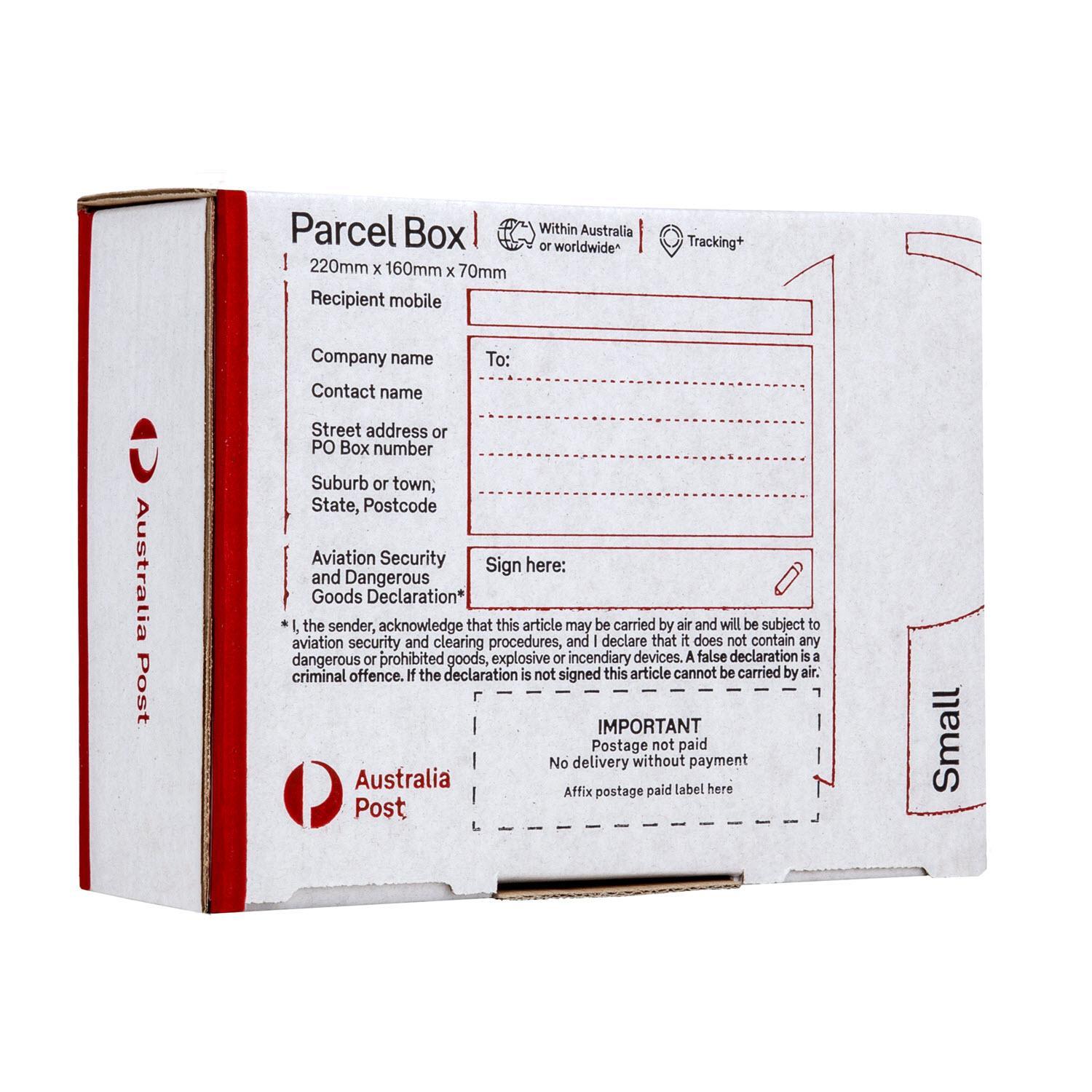 Parcel Box Small (220 x 160 x 70mm) – Single - Boxes, bags and other ...