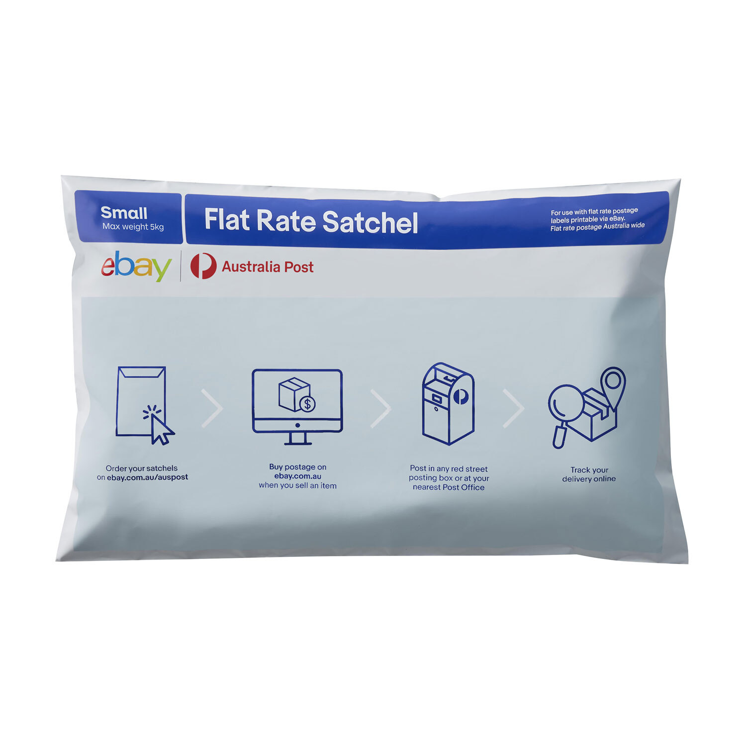 eBay Satchel Small – 10 Pack - Flat rate satchels