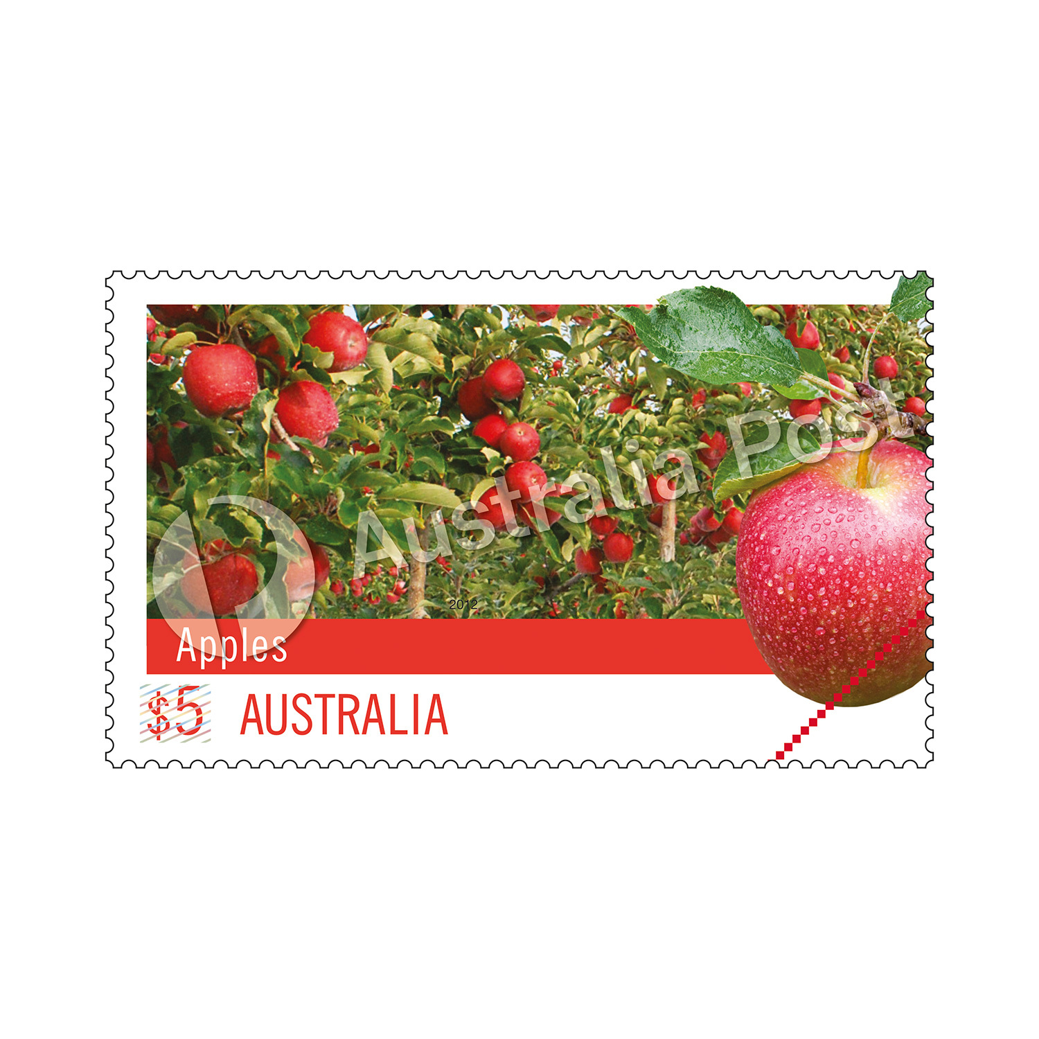 Sheet of 50 x $5 Stamps - Domestic postage stamps
