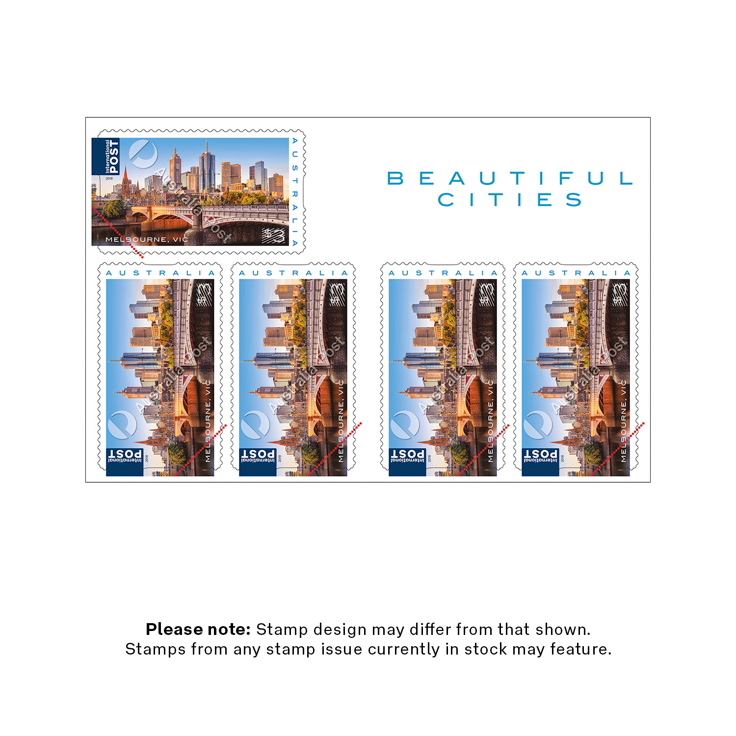 Sheet of 50x $3 International Stamps - Stamps