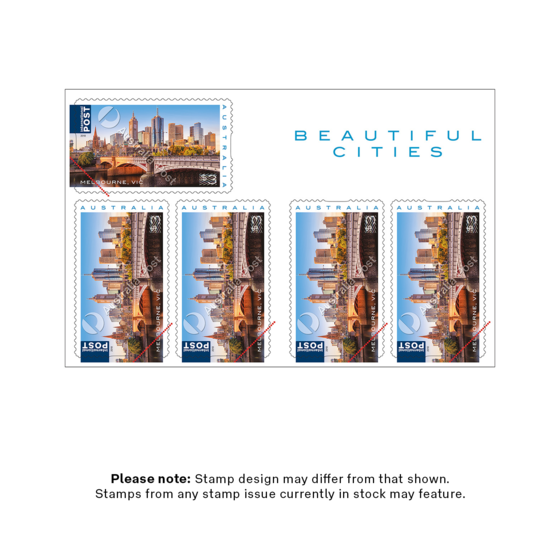 Sheet of 50x $3 International Stamps - International postage stamps