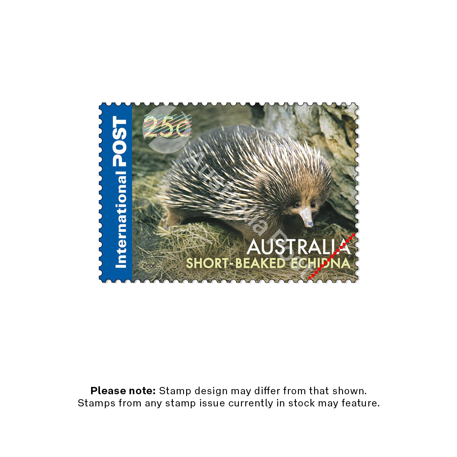 Sheet of 50x 25c International Stamps - International postage stamps