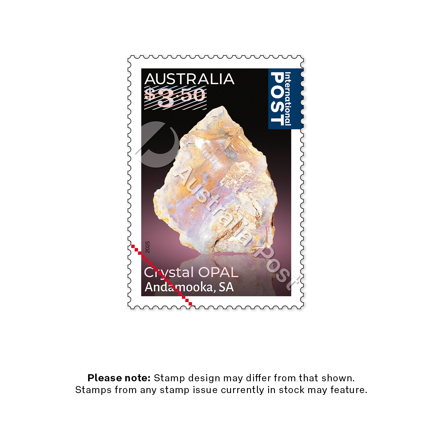 Sheet of 50x $3.50 International Stamps - View all