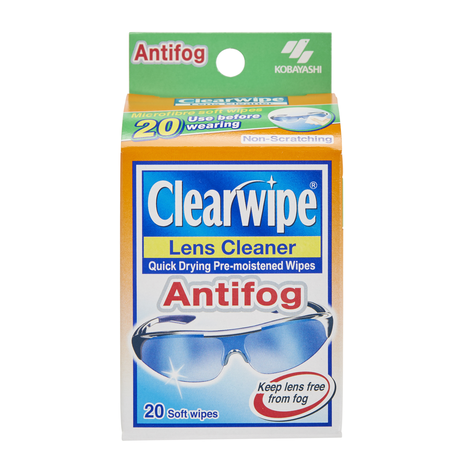 Clearwipe Antifog Lens Cleaner 20 Pack – 5 Packs - Stationery