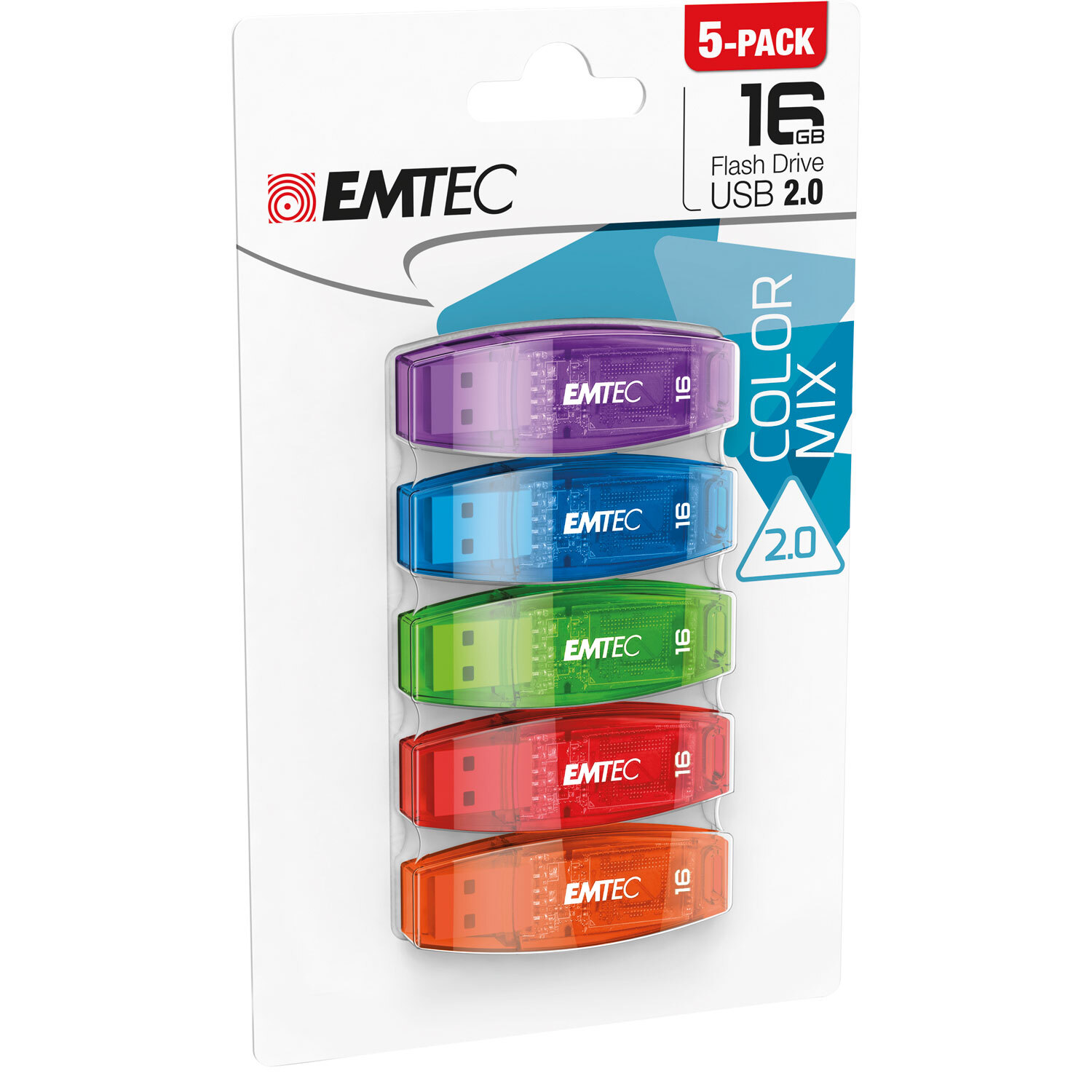 Emtec C410 16GB USB 2.0 Flash Drives - 5 Pack - Sprint 2 2022 - Tech