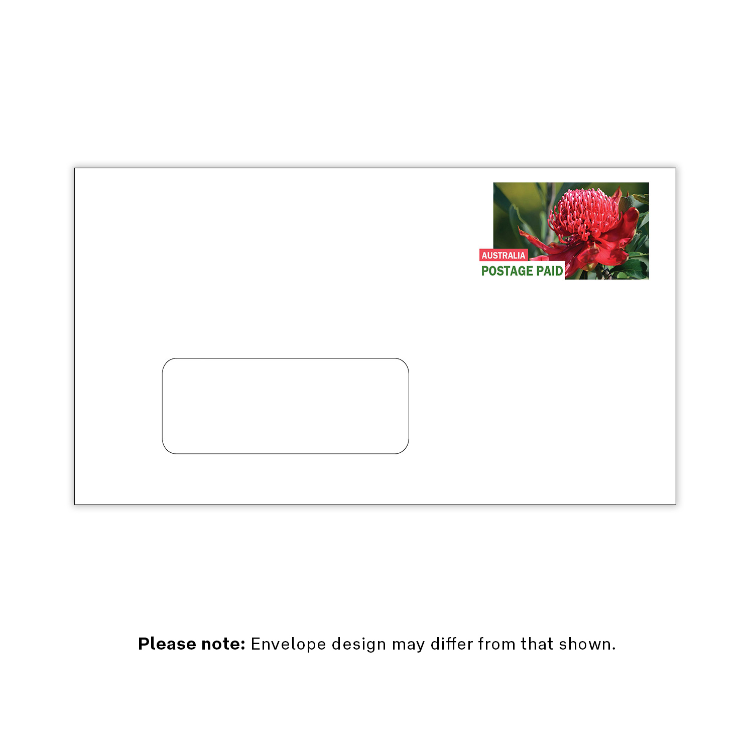 Prepaid Envelope Small (DL Window Face) – 500 Pack - Prepaid Envelopes