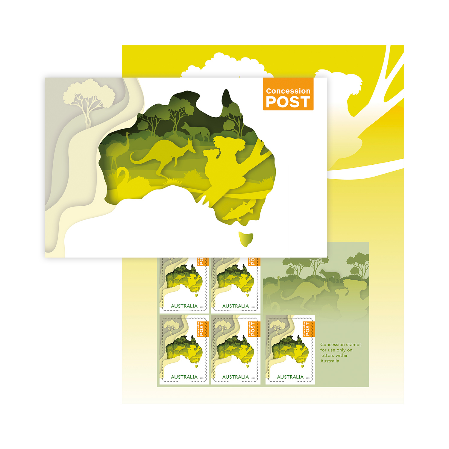 Concession Post 2023 Sheetlet Pack