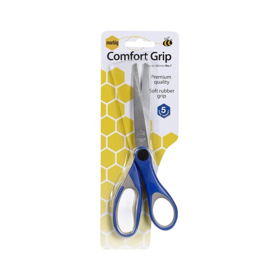 Marbig Comfort Grip Scissors 182mm - Stationery