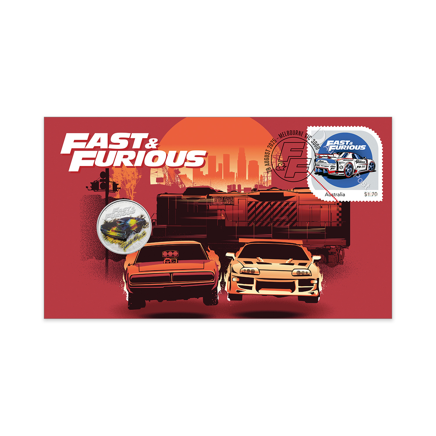 Fast and Furious Postal Numismatic Cover (PNC) - Postal Numismatic Covers