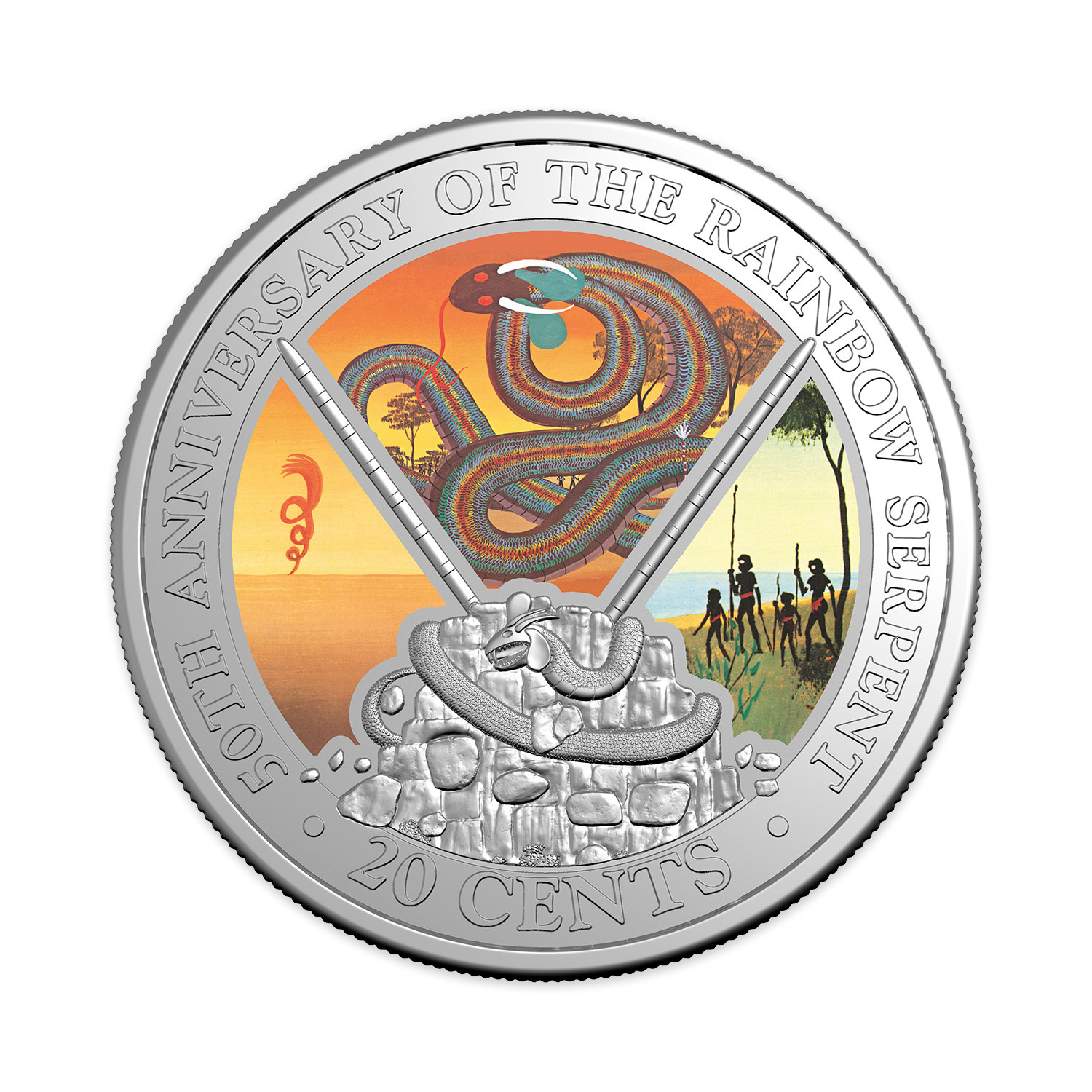 The Rainbow Serpent 50th Anniversary Postal Numismatic Cover (PNC ...