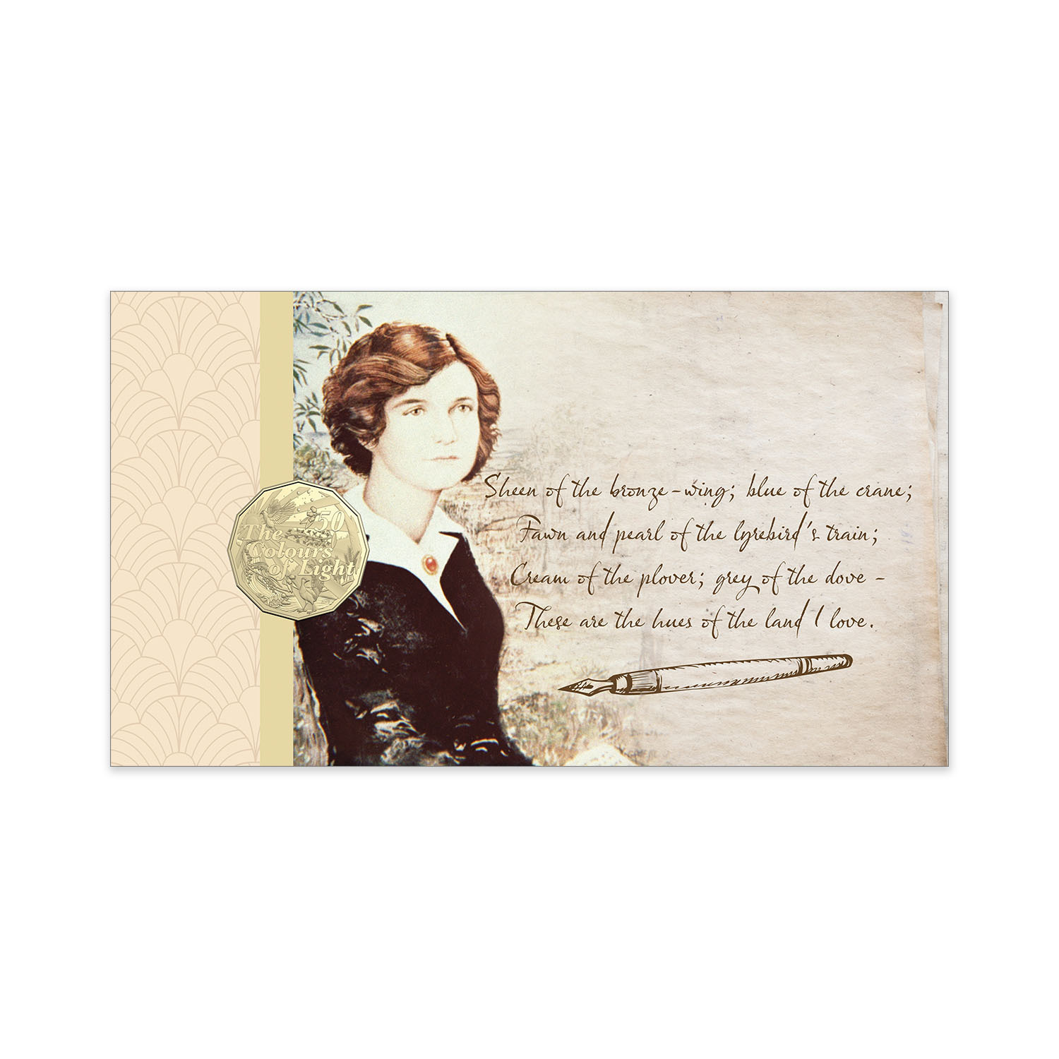 Dorothea Mackellar – Colours of Light 50c Postal Numismatic Cover (PNC ...