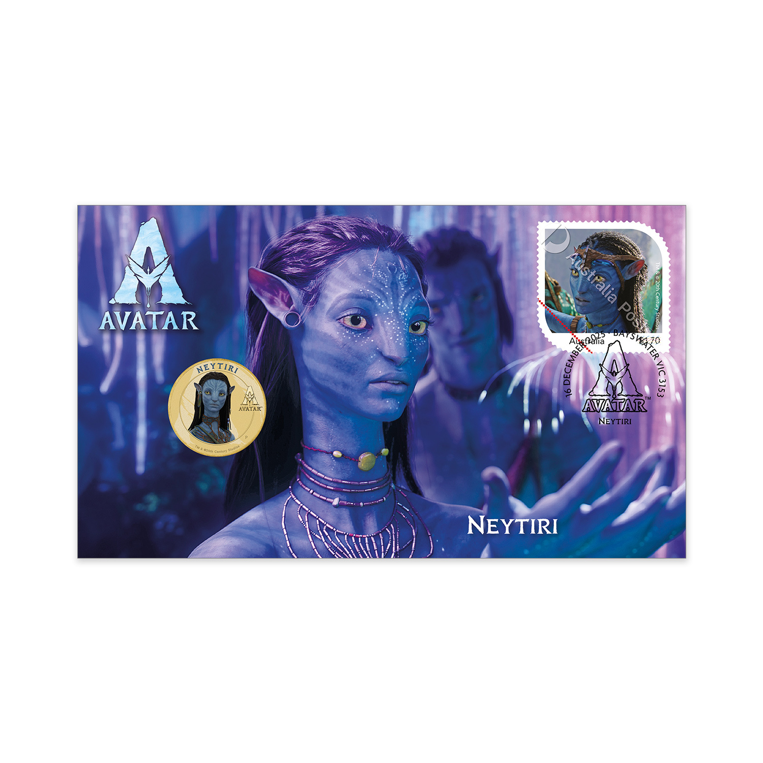 Avatar Neytiri Postal Numismatic Cover (PNC) - Postal Numismatic Covers
