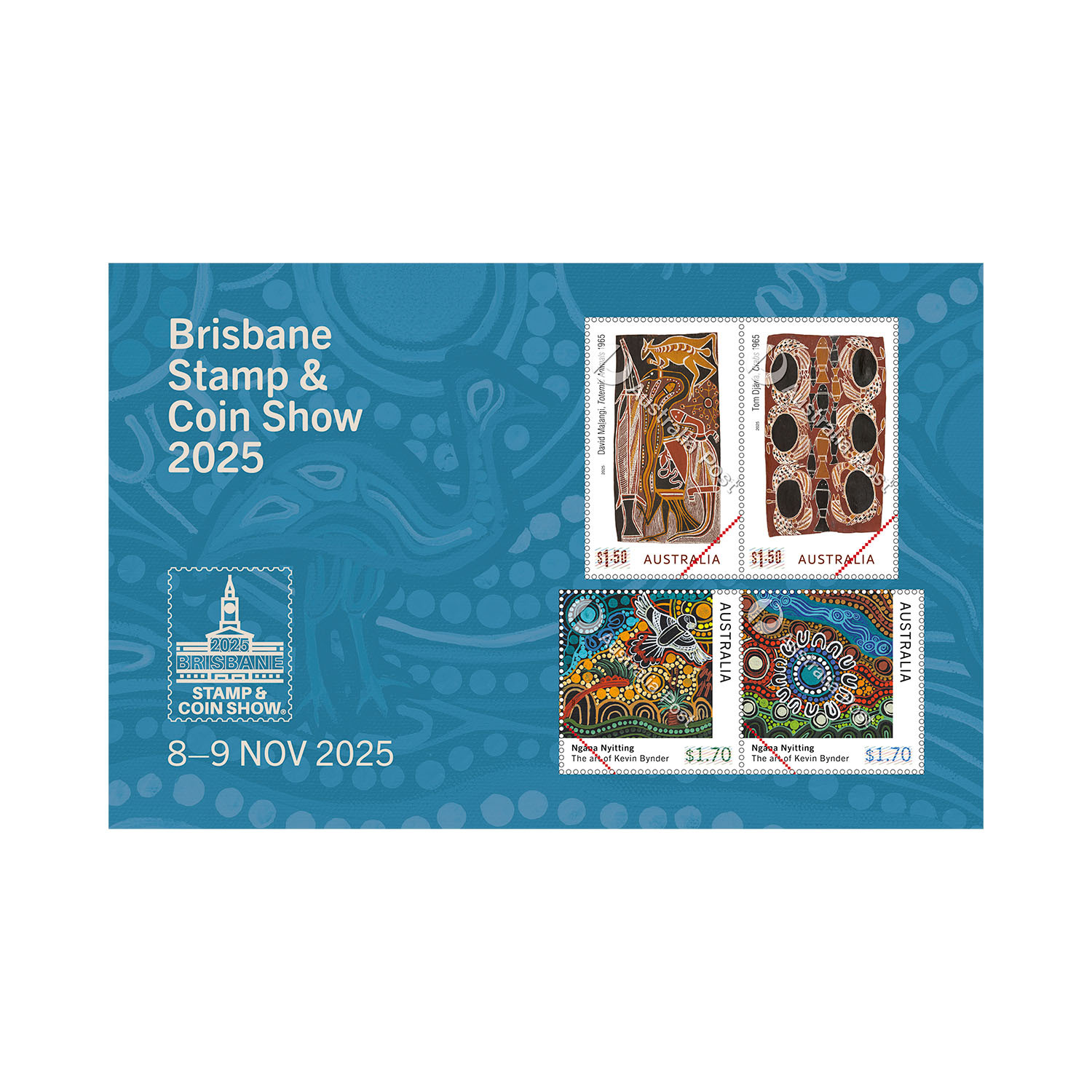 Brisbane Stamp and Coin Show Show Minisheet (Mint) - Other collectables