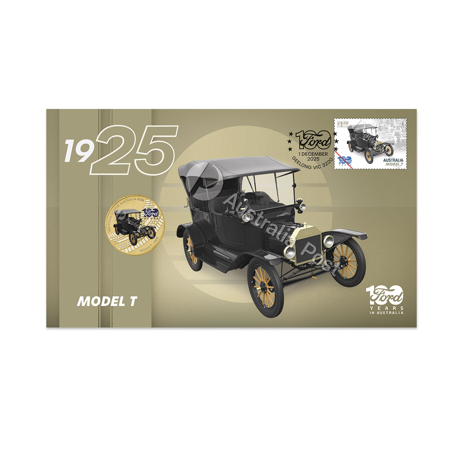 Ford: 100 Years in Australia Model T Postal Numismatic Cover (PNC ...