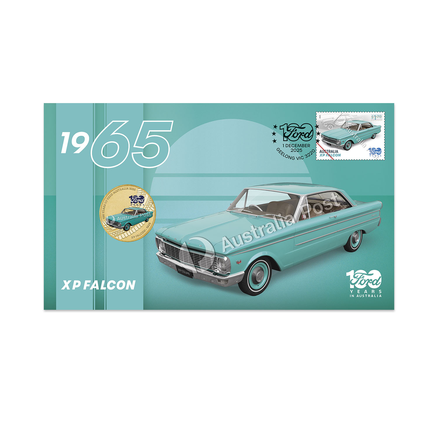 Ford: 100 Years in Australia XP Falcon Postal Numismatic Cover (PNC ...