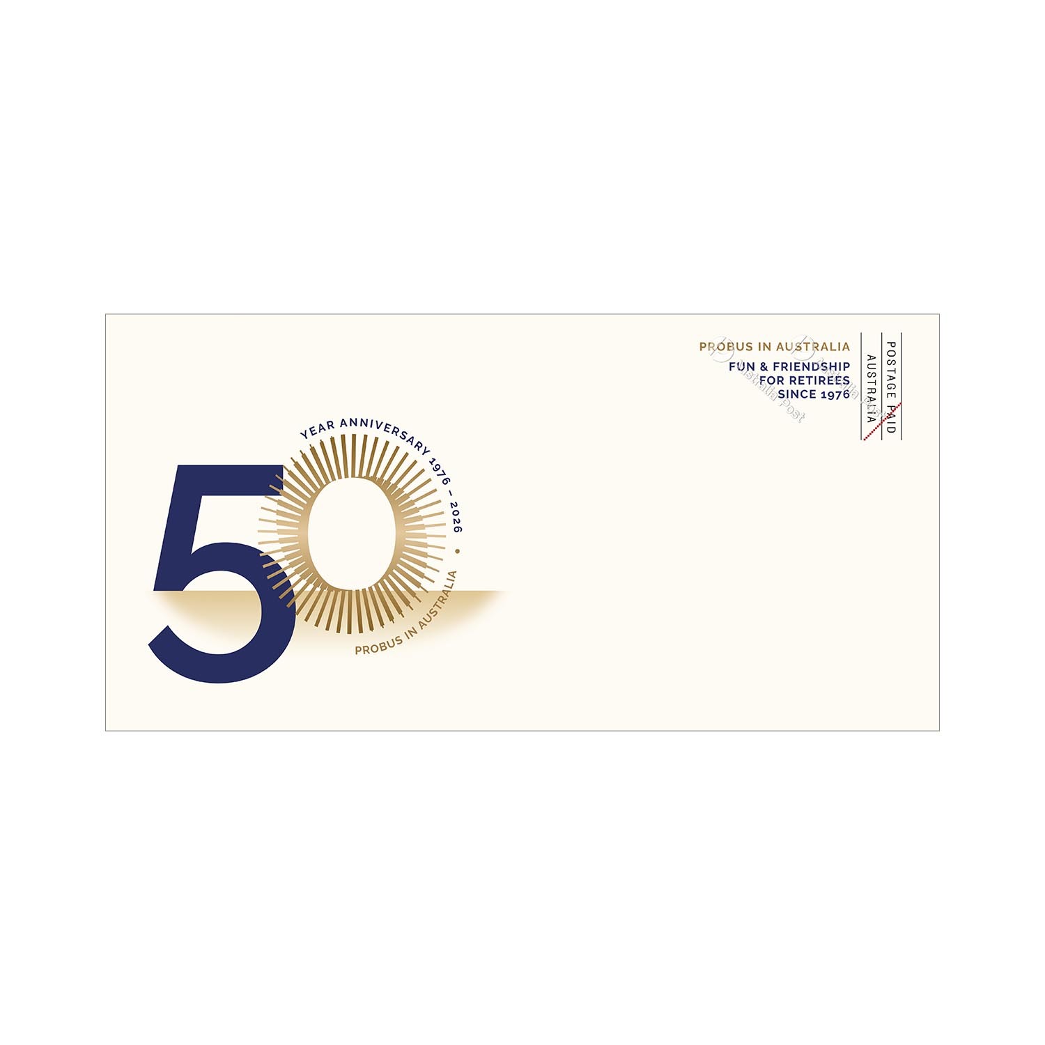 50 Years of Probus in Australia PPE - Prepaid satchels