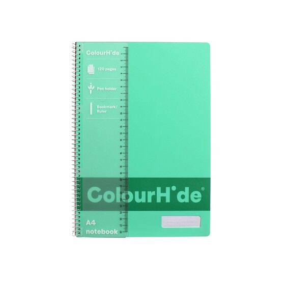 ColourHide A4 Notebook 120 Pages – Green - Stationery