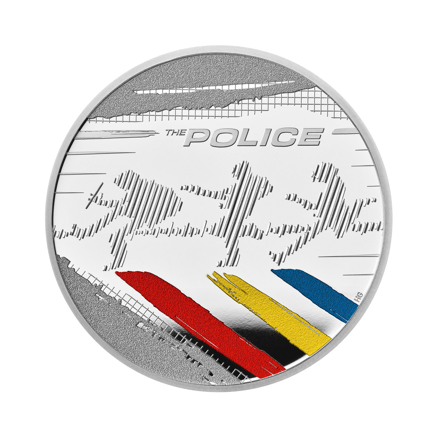 The Police 2023 UK 1oz Colour Silver Proof Coin - Impressions