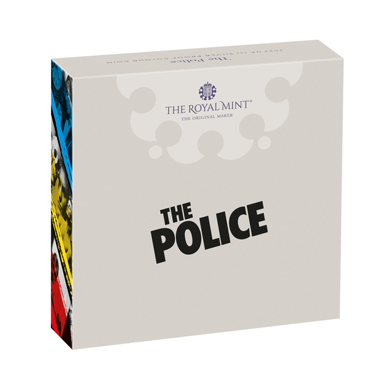 The Police 2023 UK 1oz Colour Silver Proof Coin - Impressions