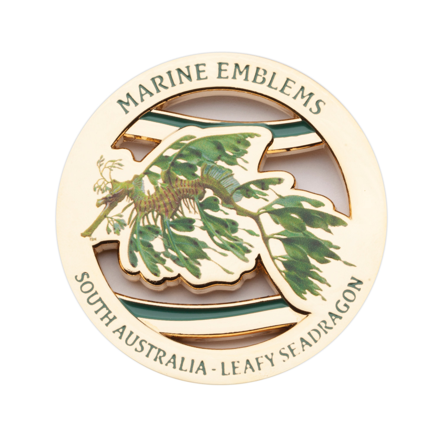 Marine Emblems Limited-Edition Medallion Cover South Australia - Leafy ...