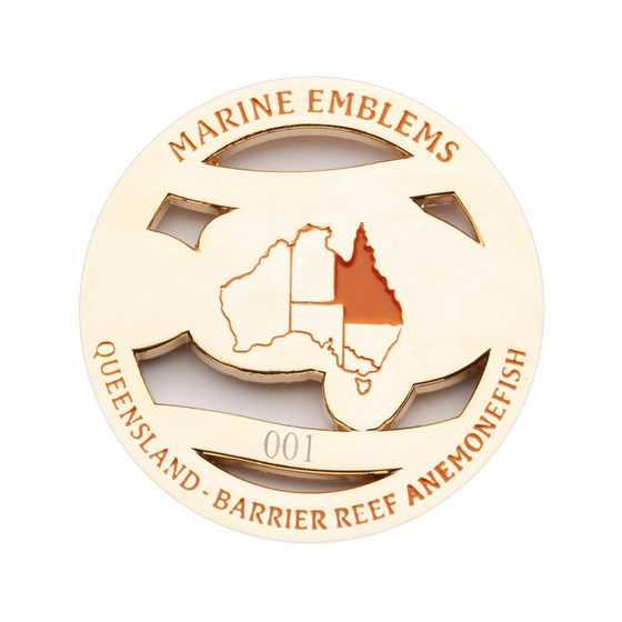 Marine Emblems Limited-Edition Medallion Cover Queensland - Great ...