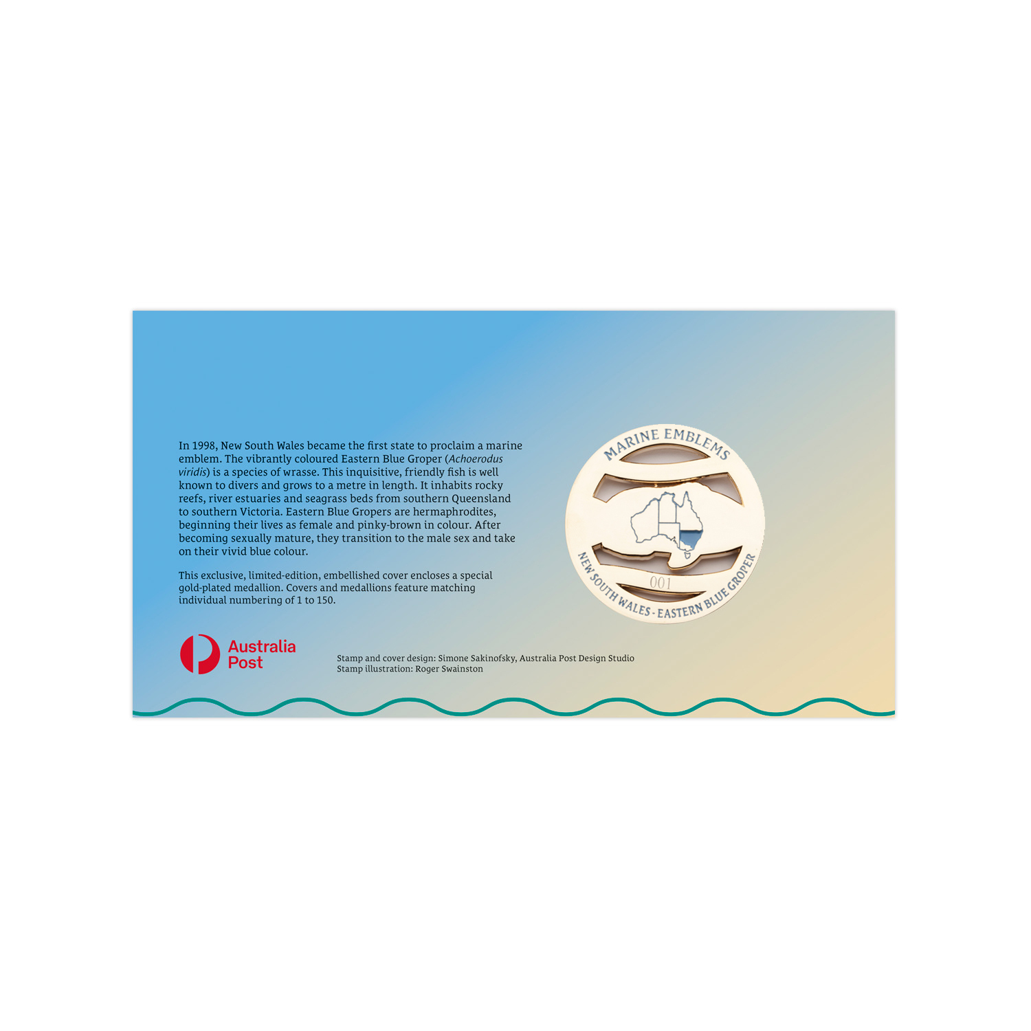 Marine Emblems Limited-Edition Medallion Cover New South Wales ...