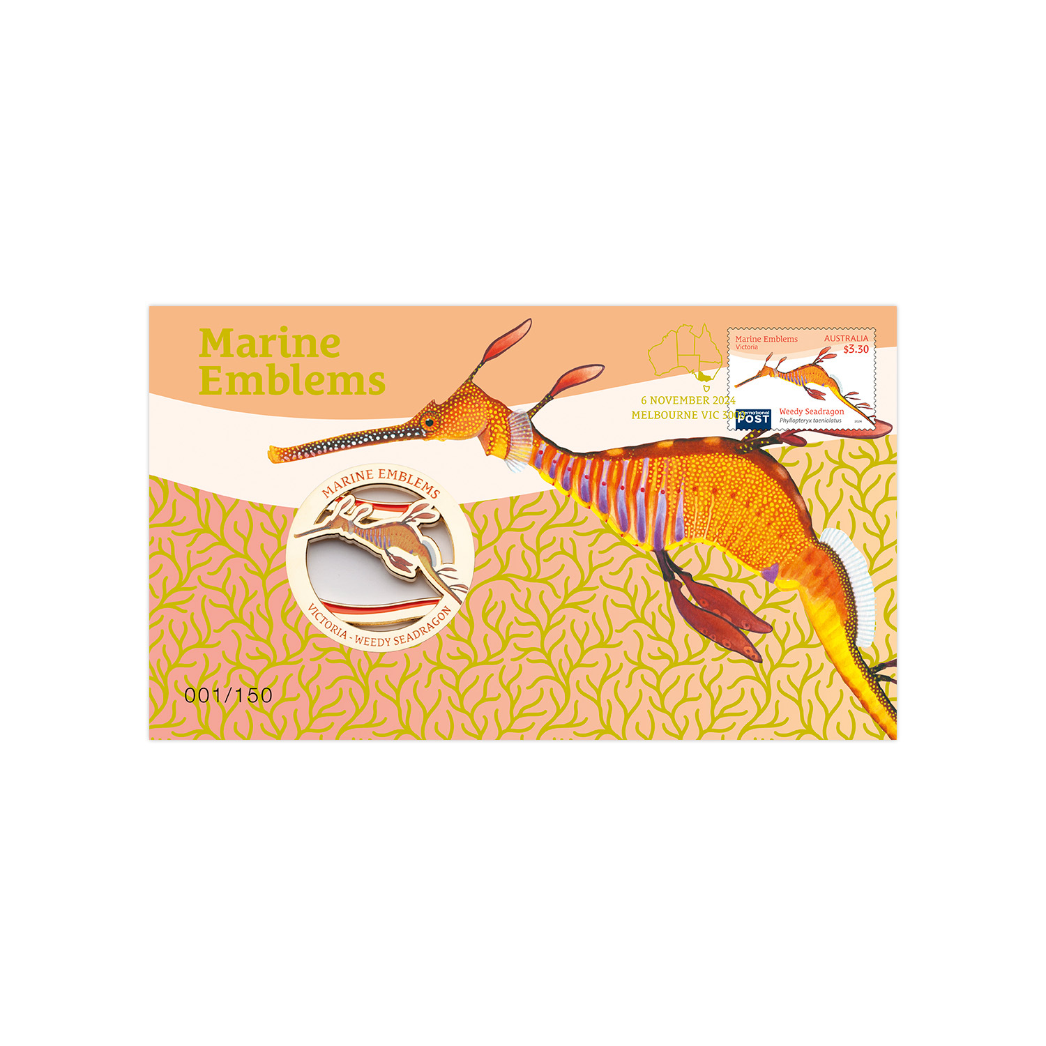Marine Emblems Limited-Edition Medallion Cover Victoria - Weedy ...