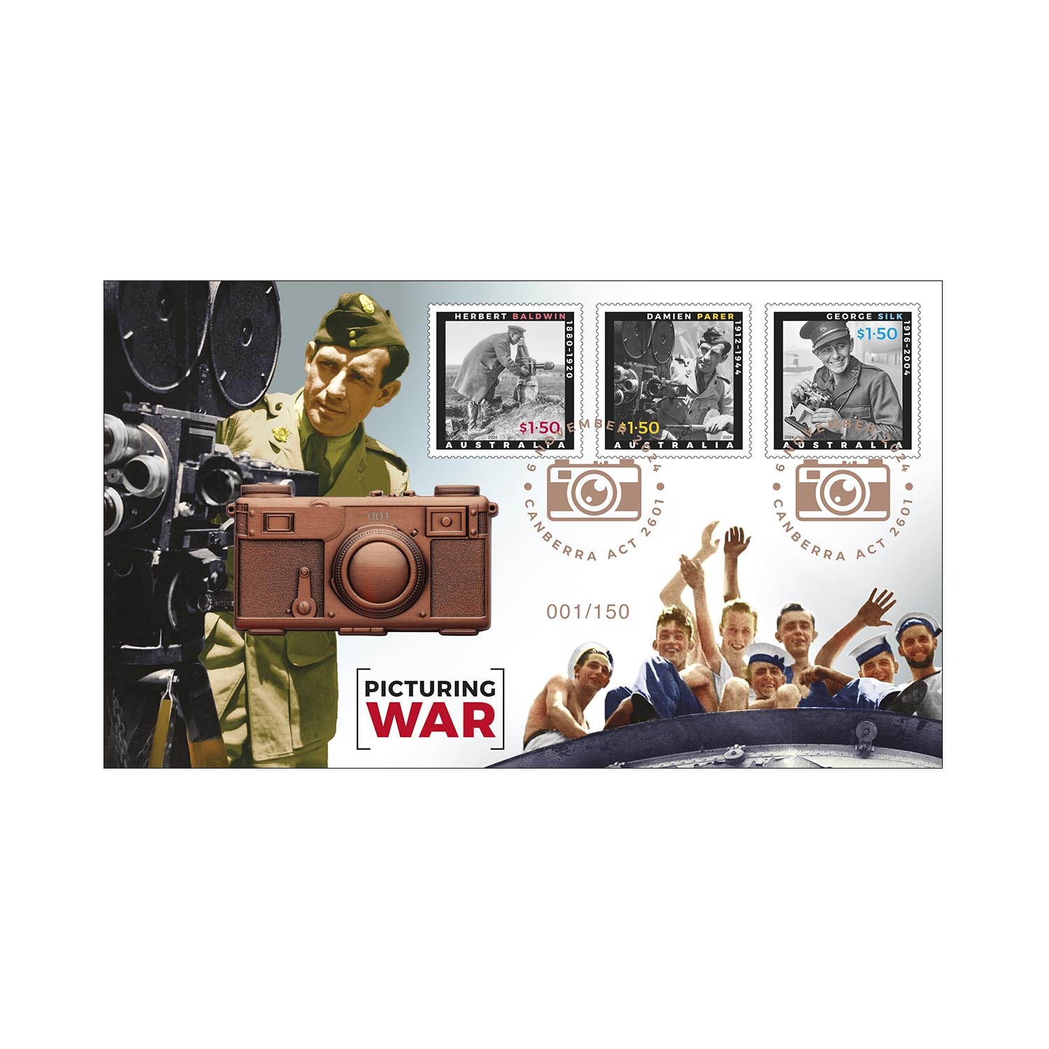 Picturing War Limited-Edition Medallion Cover - Impressions