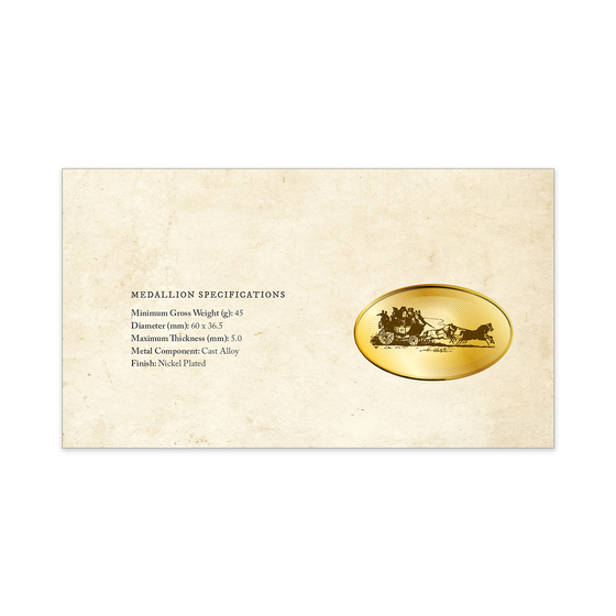 100th Anniversary of the Last Cobb & Co Coach Service Medallion Cover ...