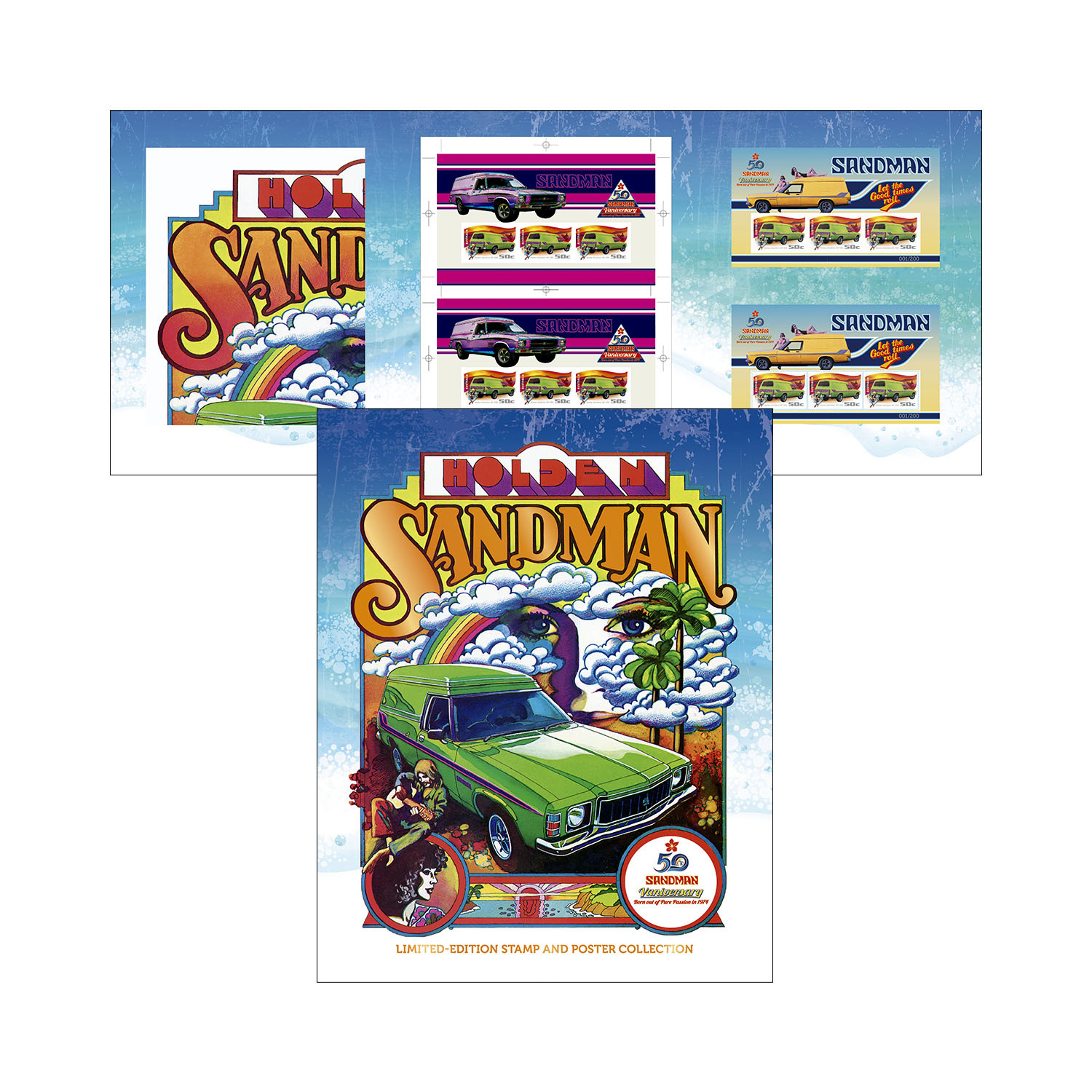 Holden Sandman 50th Vaniversary Limited-Edition Stamp and Poster ...