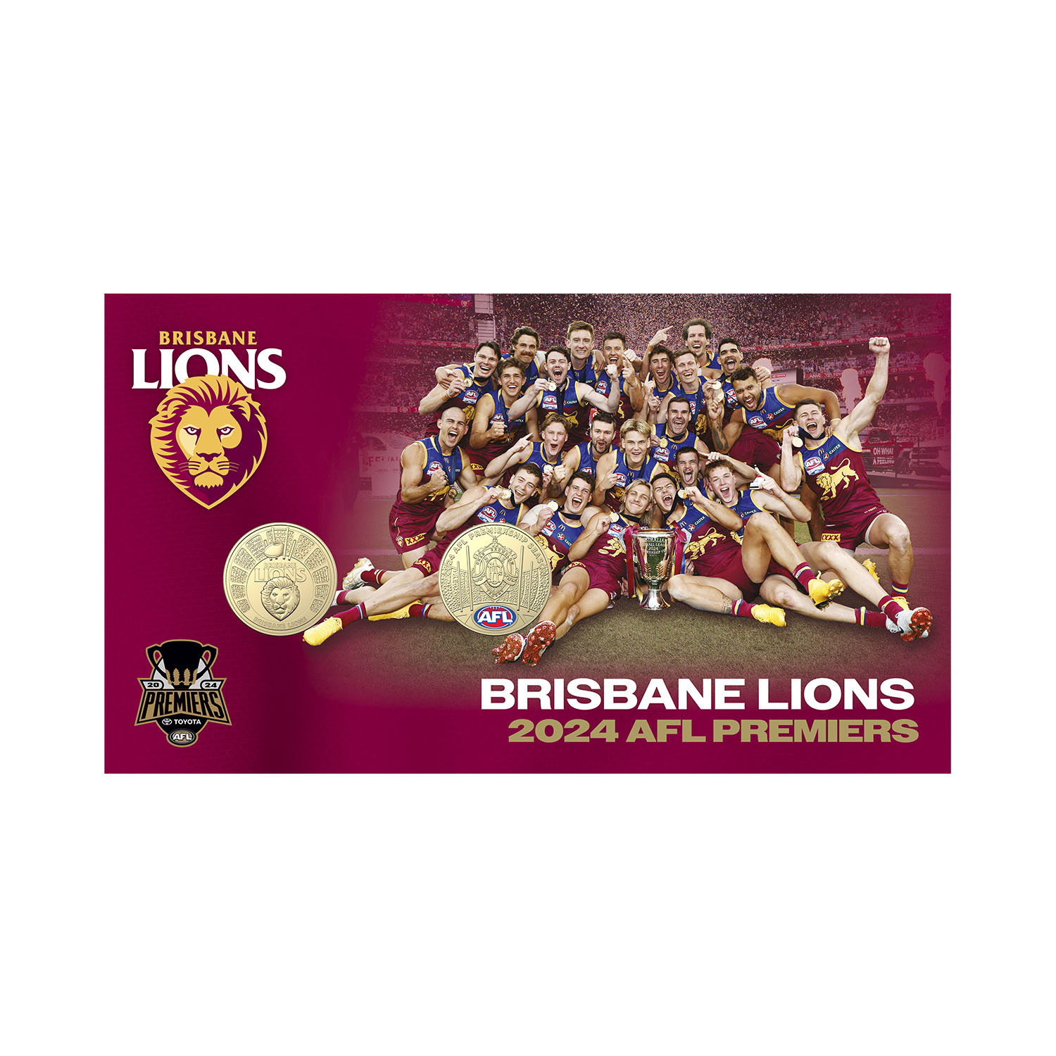 2024 AFL Grand Final Limited-Edition Two-Coin Postal Numismatic Cover ...