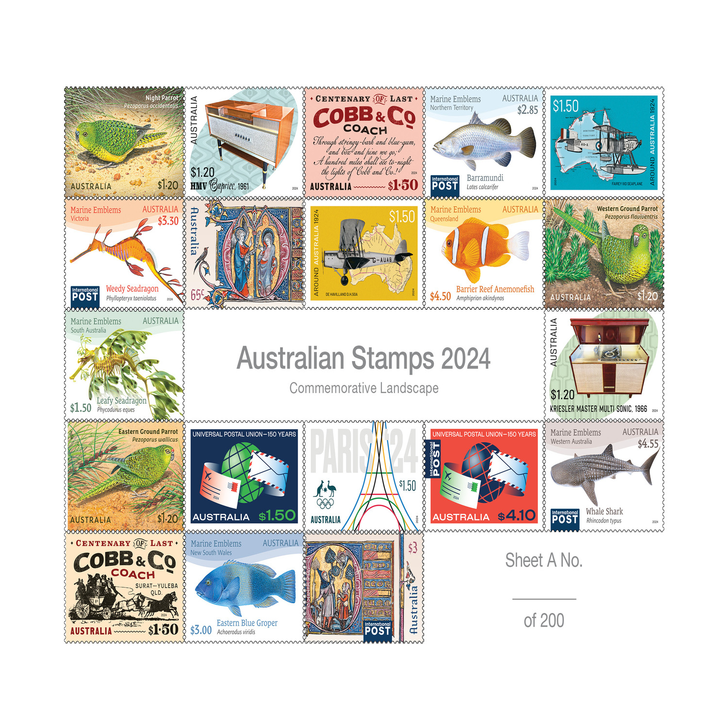 2024 Australian Multisheet Collection - View all