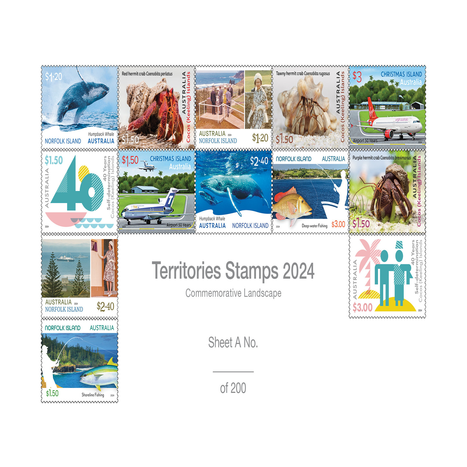 2024 Australian Territories Multisheet Collection - Collectables