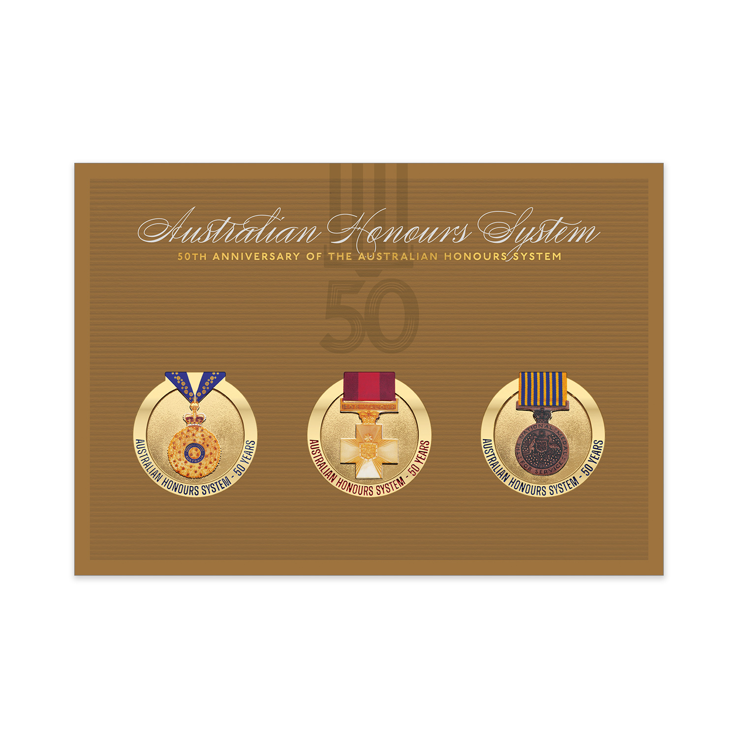 50th Anniversary of Australian Honours System Limited Edition Three ...