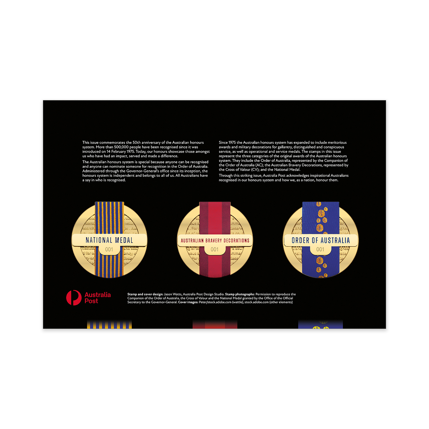 50th Anniversary of Australian Honours System Limited Edition Three ...